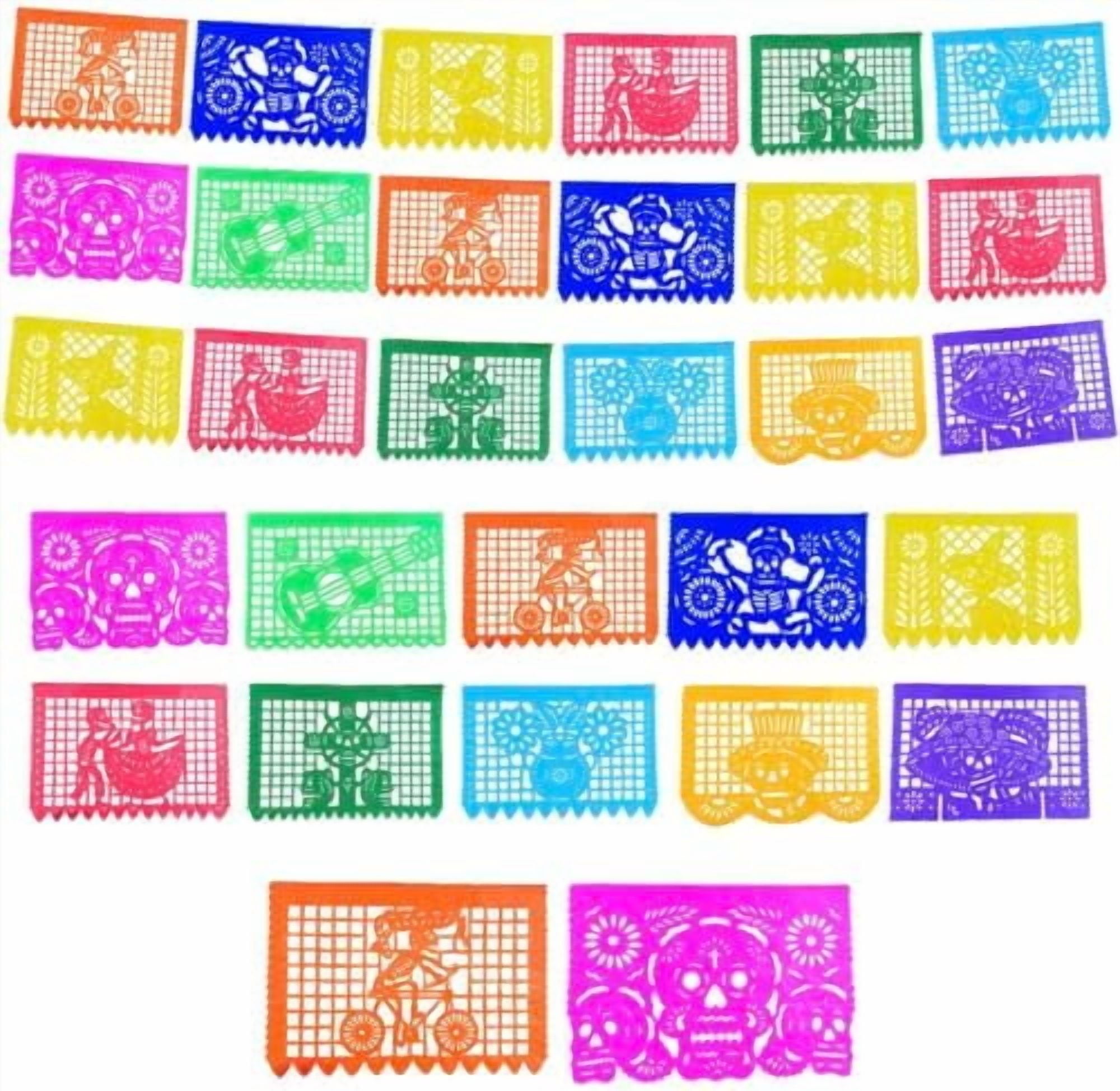 Pack of 30 Altar Offerings Fronts Day of The Dead Supplies Kit Day of ...