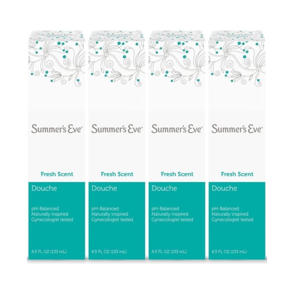 (Pack of 4 Bottles) Summer's Eve Fresh Scent Douche Vinegar & Water ...