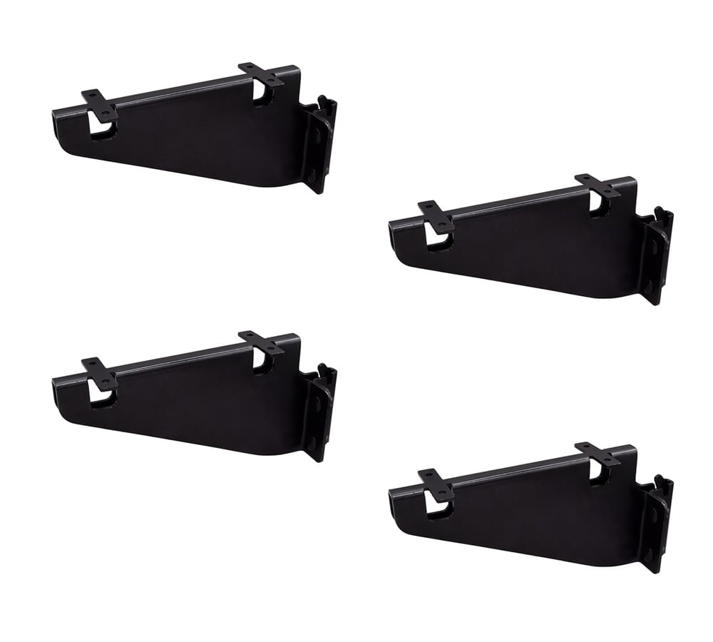 (Pack of 4) E Track Shelf Brackets - Enclosed Trailer Fixed Shelving ...