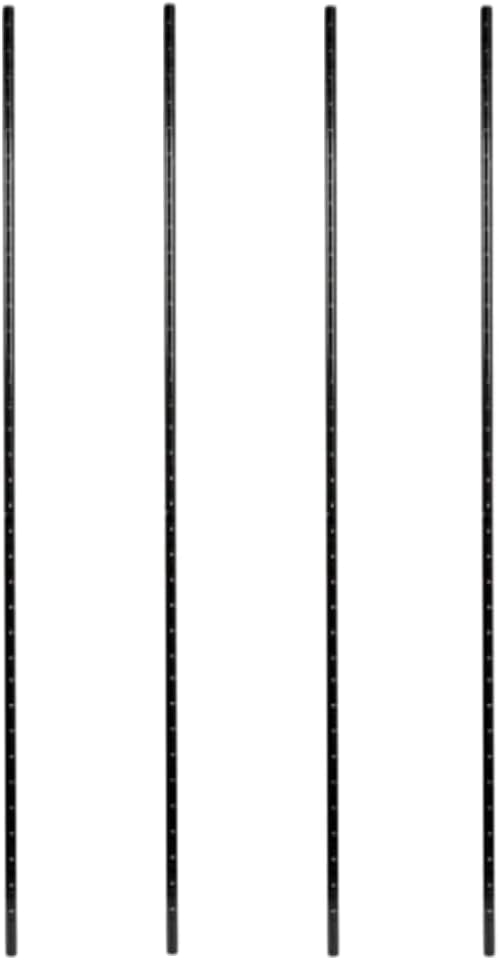Pack of 4 Mobile Wire Shelving Posts, Customize Poles Height: 8" - 86 ...