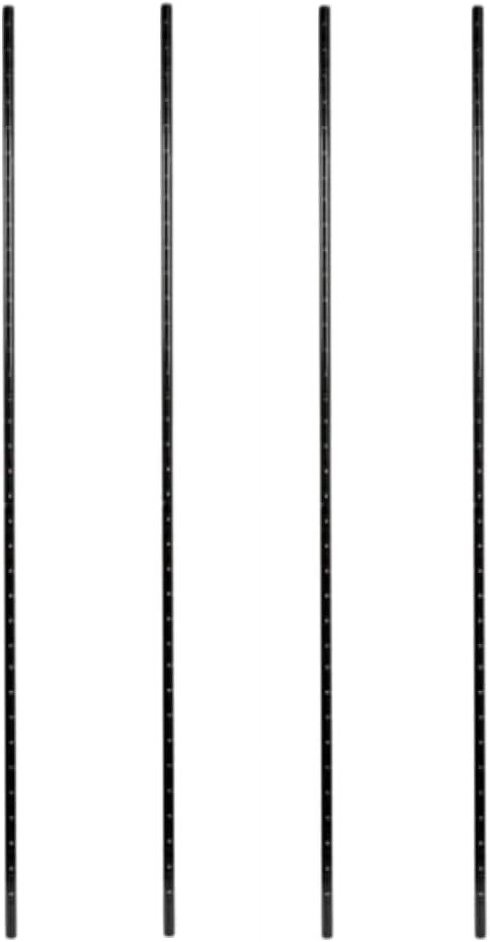 Pack of 4 Mobile Wire Shelving Posts, Customize Poles Height: 8" - 86 ...