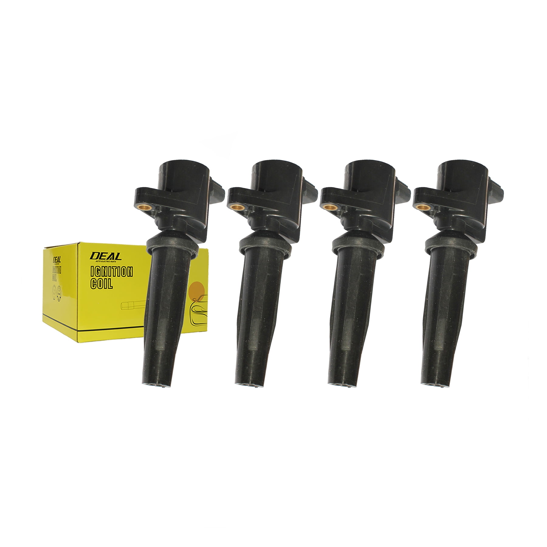 Pack of 4 New Ignition Coils Compatible With Escape Focus Transit ...
