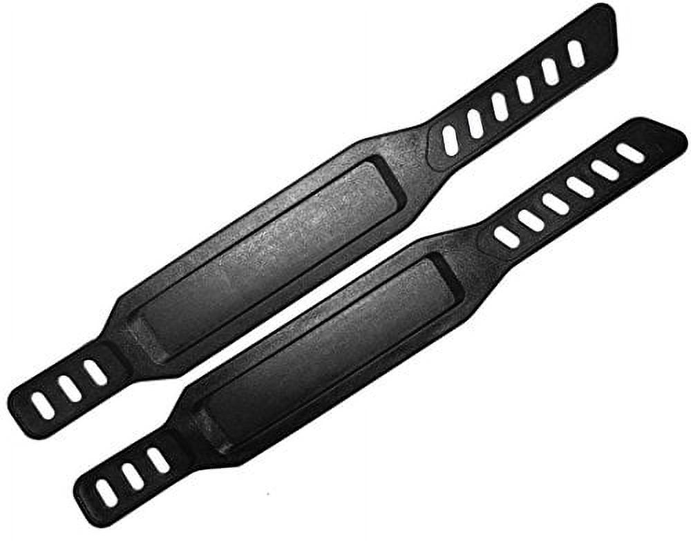 (Pack of 4 Pairs - L+R) SBD's Universal Long Pedal Straps for Stationary Bikes | Fits Most Bike ...