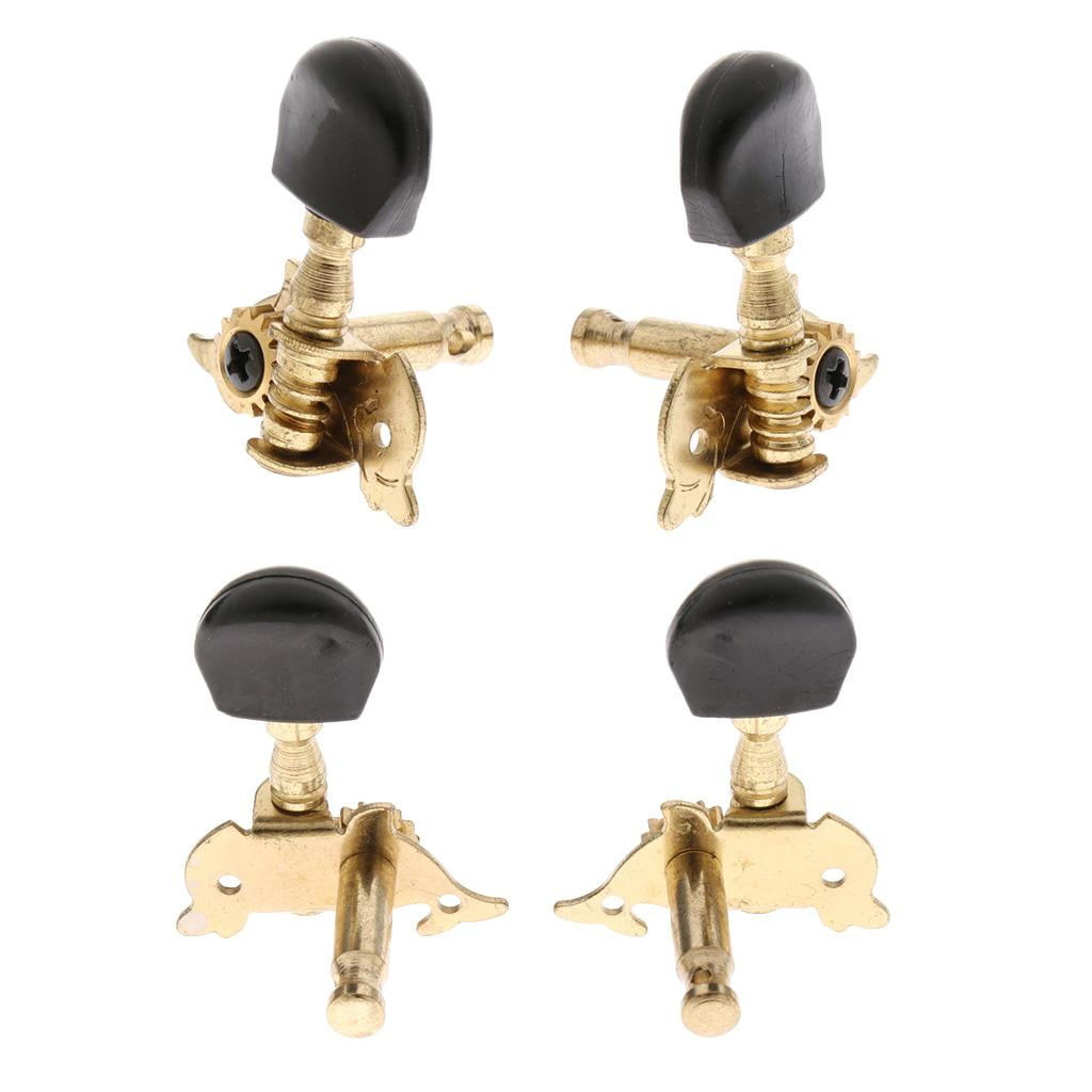 Pack / 4 Pieces Metal Ukulele Machine Heads an Pegs - Walmart.com