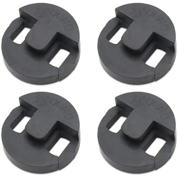 Pack of 4 Rubber Cello Practice Mute, Round Tourte Style Silencer for ...