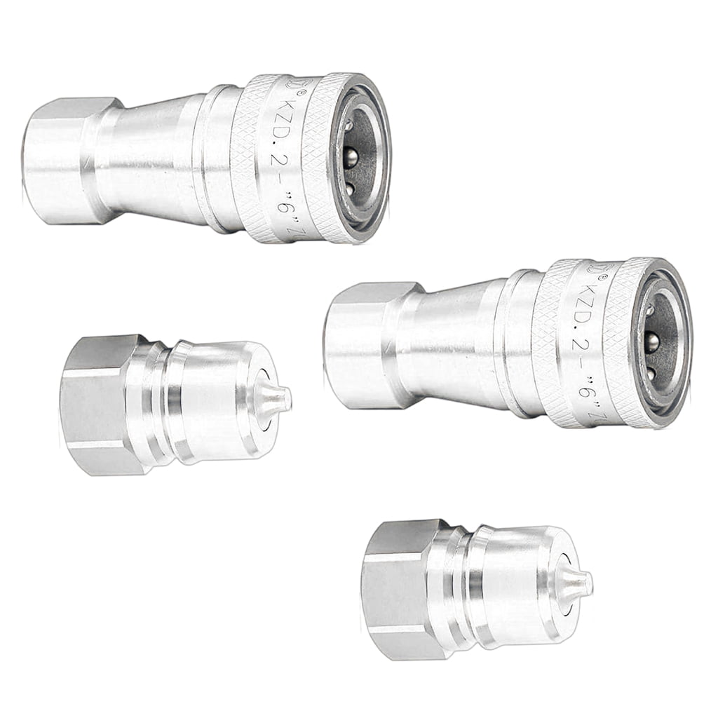 Pack of 4 Untarnished 1/4 Foot Quick Separate Regulators Tall Pressure ...