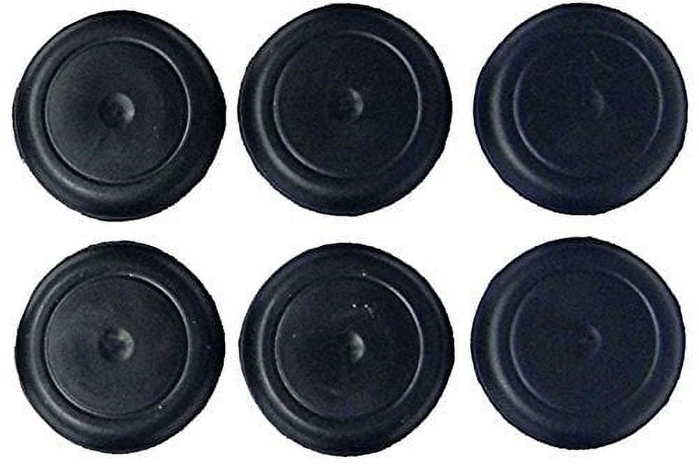 CAPLUGS Black Rubber Plugs 1" Pack of 5, Flush Mount Body for Sheet ...