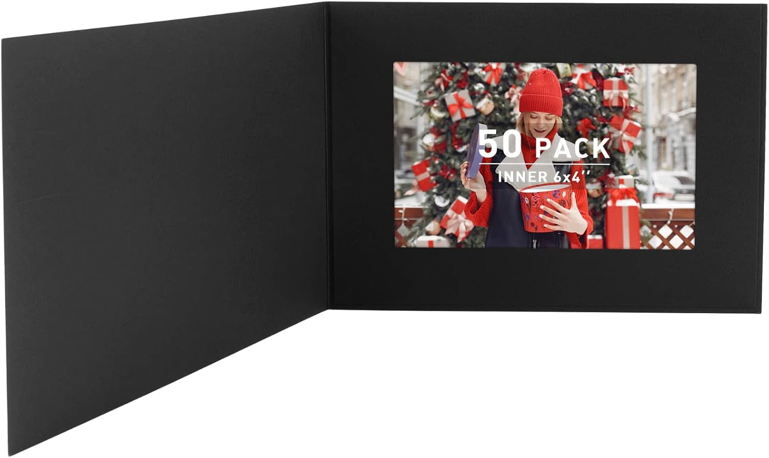 Pack of 50, 4x6 or 6x4 Photo Folders, Cardboard Picture Frame, Paper ...