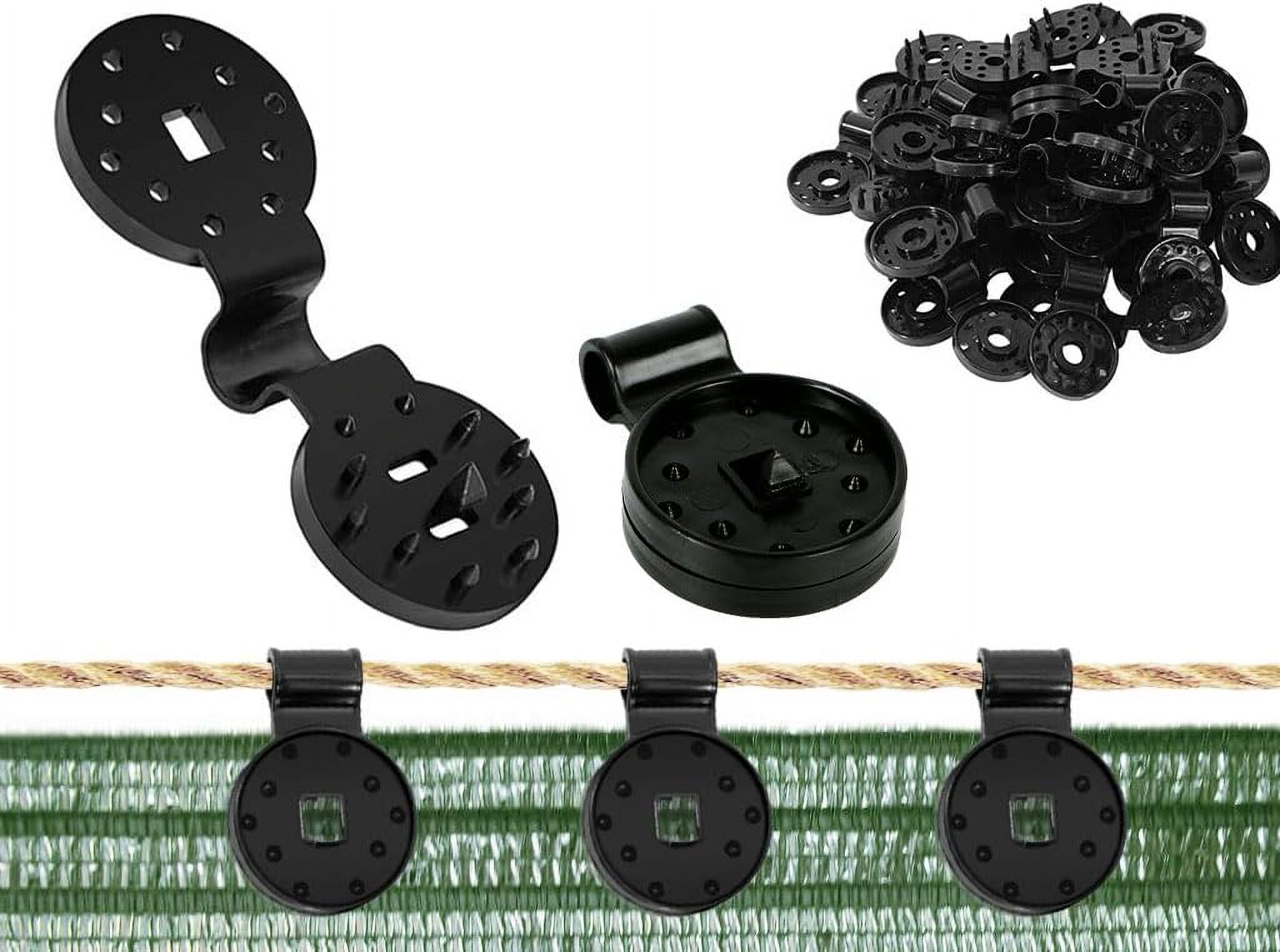 Pack of 50 Special Clips with Eyelet, Plastic Clips for Protective ...