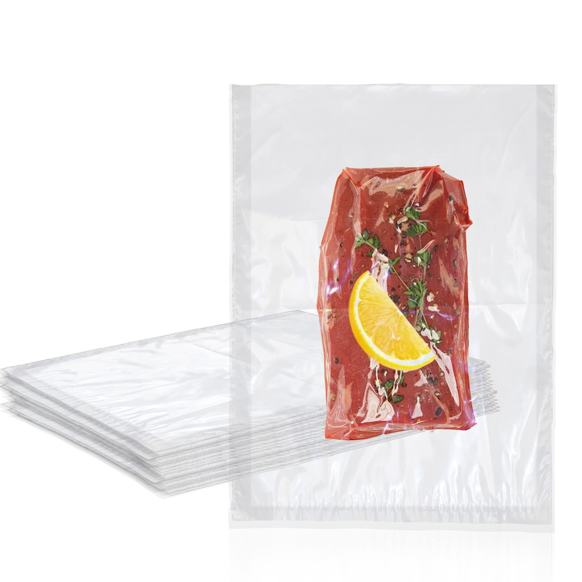 Pack of 500 Laminated Vacuum Pouches, Clear 16 x 20. Poly-Nylon Vacuum ...