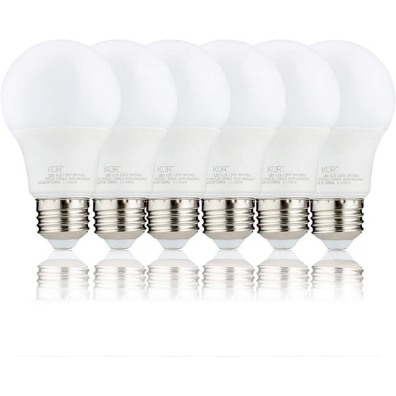 (Pack of 6 9W LED A19 Light Bulb – (60W Equivt), UL Listed, 4000K (Cool ...