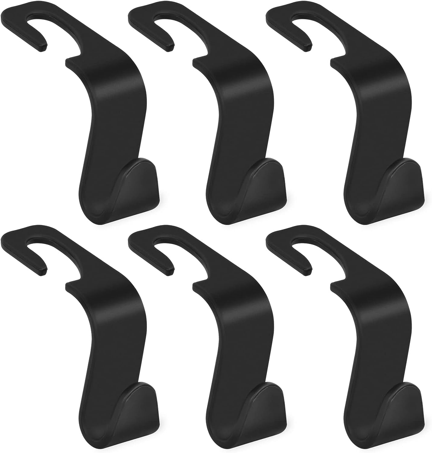 Pack of 6 Car Seat Hooks, Car Headrest Hooks, Car Seat Back Hanger ...
