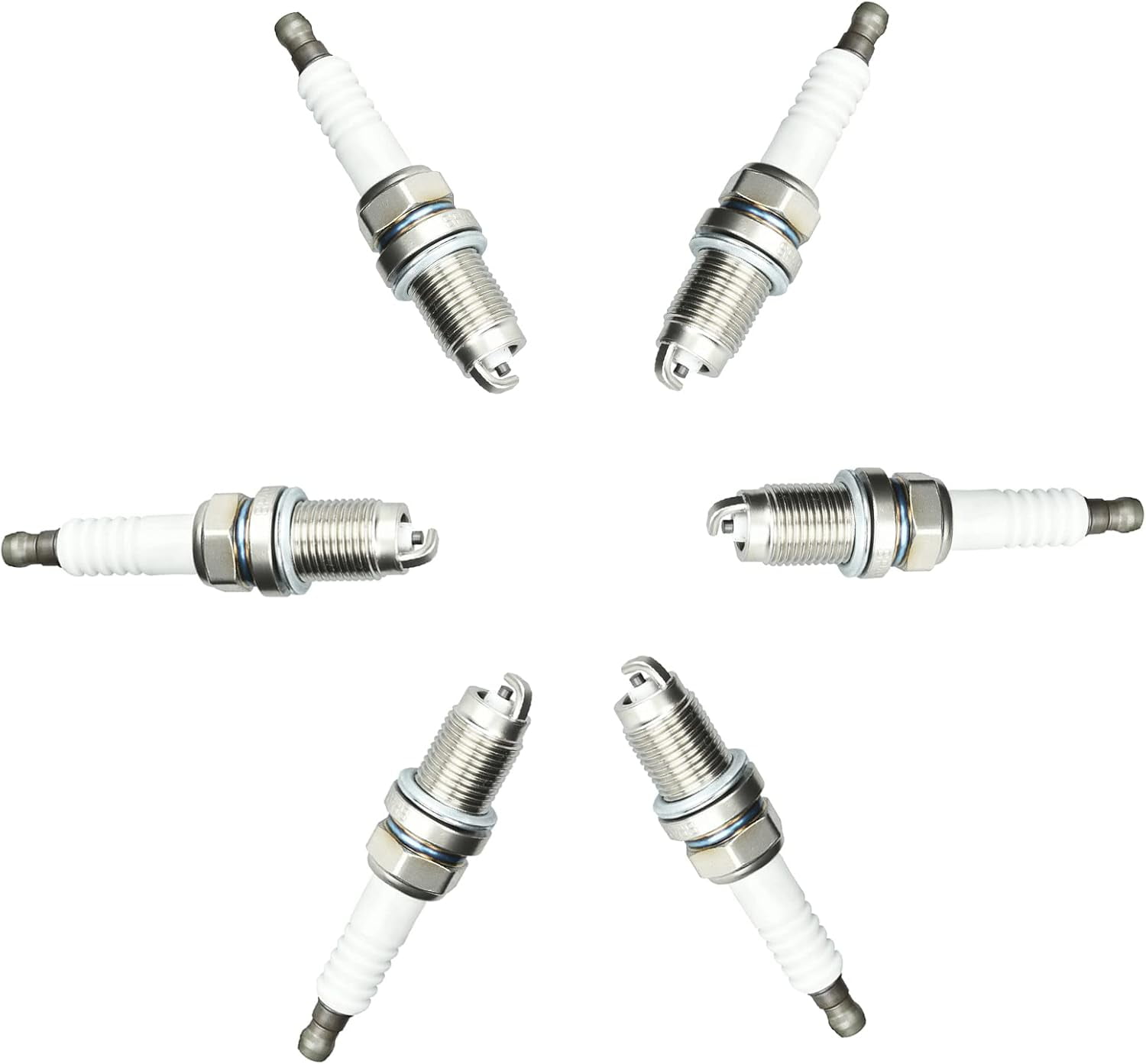 Pack of 6 Iridium Spark Plug Replacement For Acura Dodge Honda Jeep Volkswagen 1992-2017 EL MDX ...