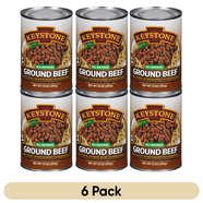 Keystone Meats All Natural Ground Beef, Fully Cooked, 14 oz Can, No ...