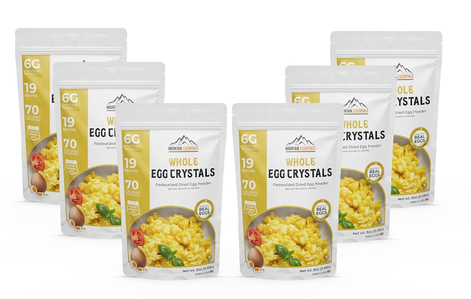 Customer reviews for (Pack of 6) MOUNTAIN ESSENTIALS Whole Egg Crystals ...