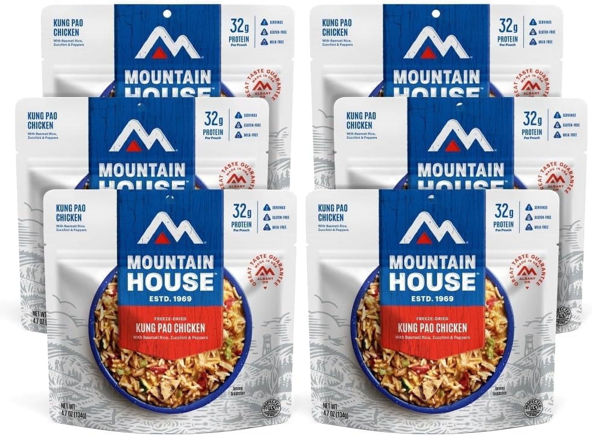 Mountain House Kung Pao Chicken - 6 Pack | Breakroom Meals - Walmart ...