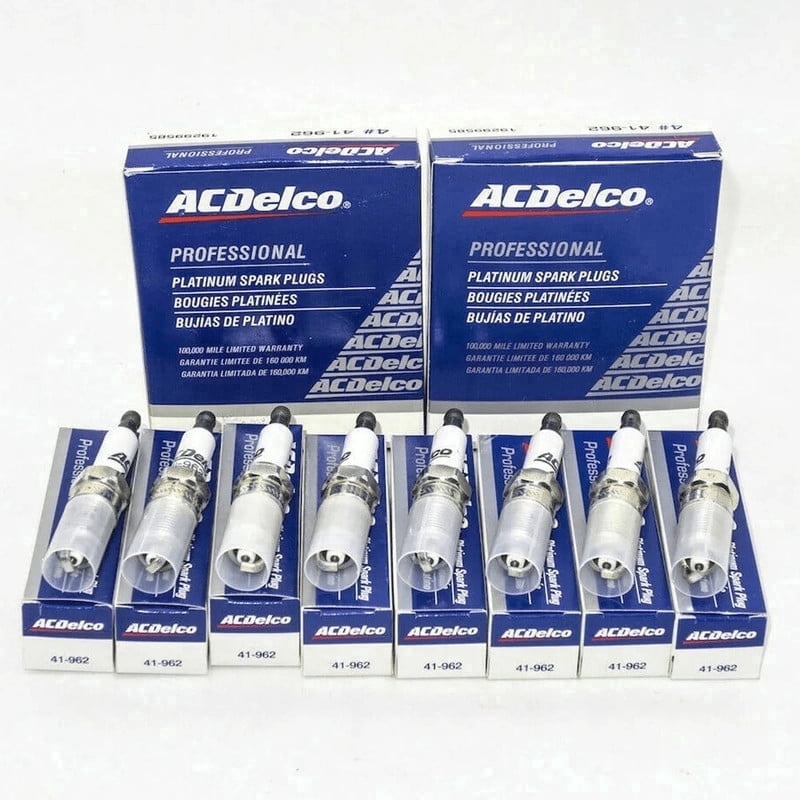 Pack of 8 ACDelco Double Platinum Spark Plug OEM Replacement For Chevy ...