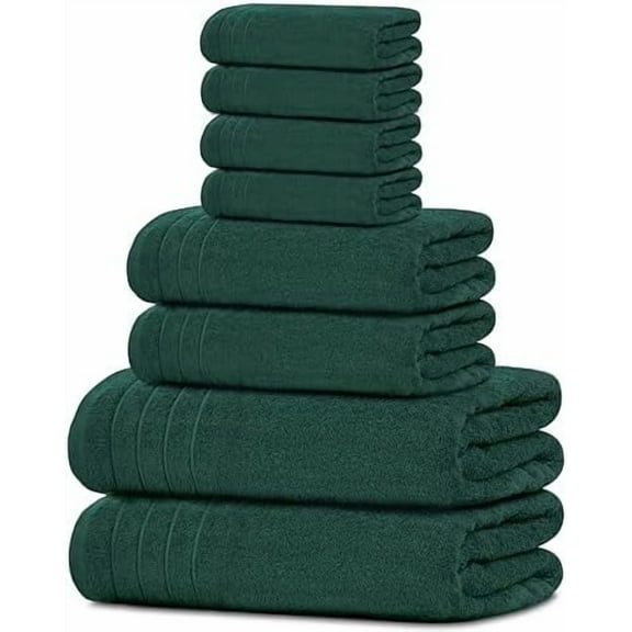 Pack of 4 Extra Large Bath Towels 30 x 60 Inches, 100% Cotton, Larger ...