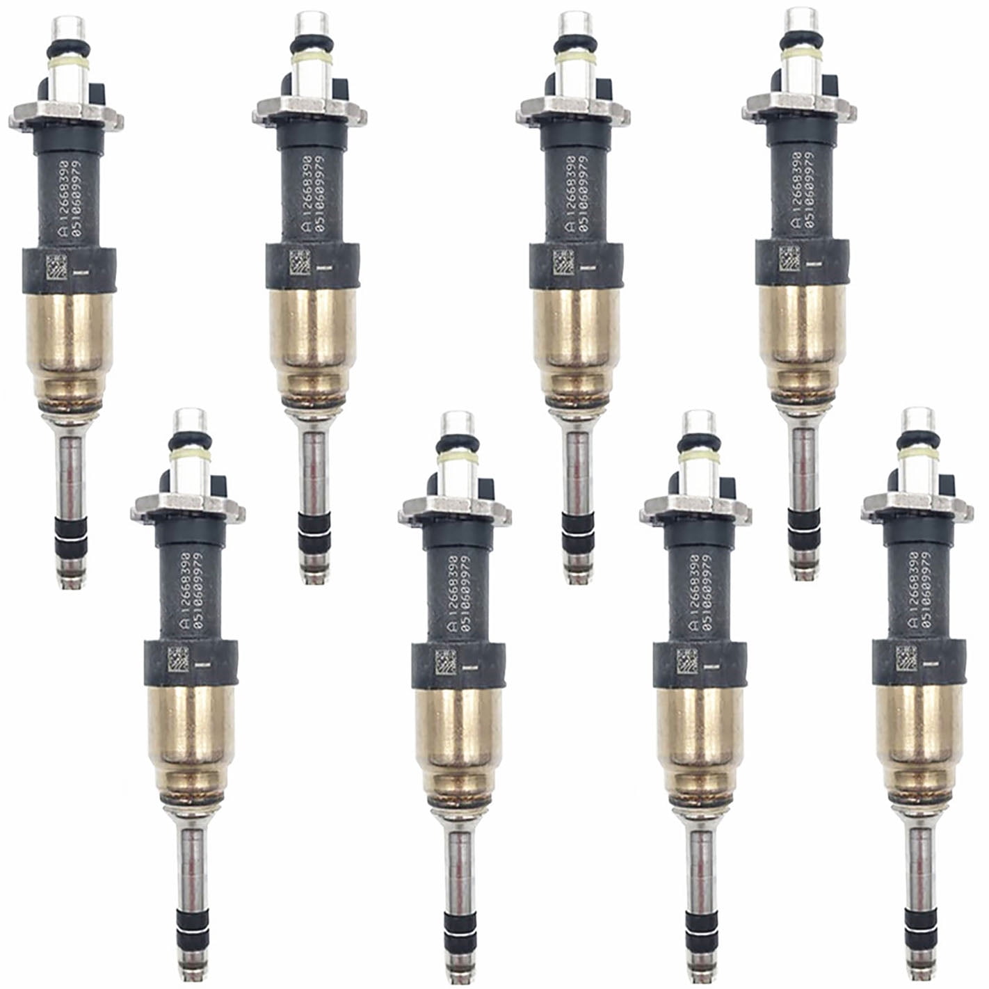 Pack of 8PCS 12668390 FJ1217 Fuel Injectors 2013 2014 2015 2016 2017 ...