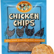 Smokehouse Natural Chicken Chips Dog Snacks, High Protein Low Fat, 8 ...