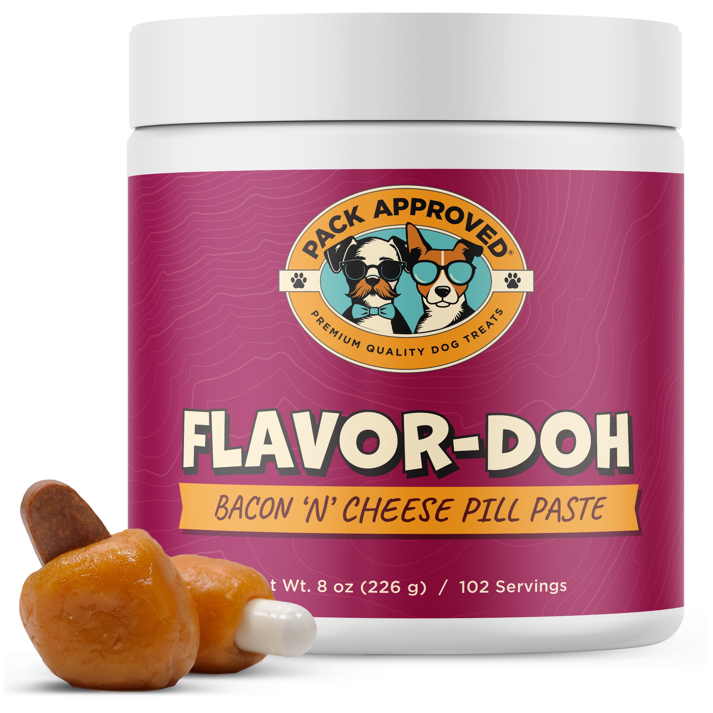 Flavor-Doh Pill Wrap | Organic snacks for pet supply retail - Walmart ...