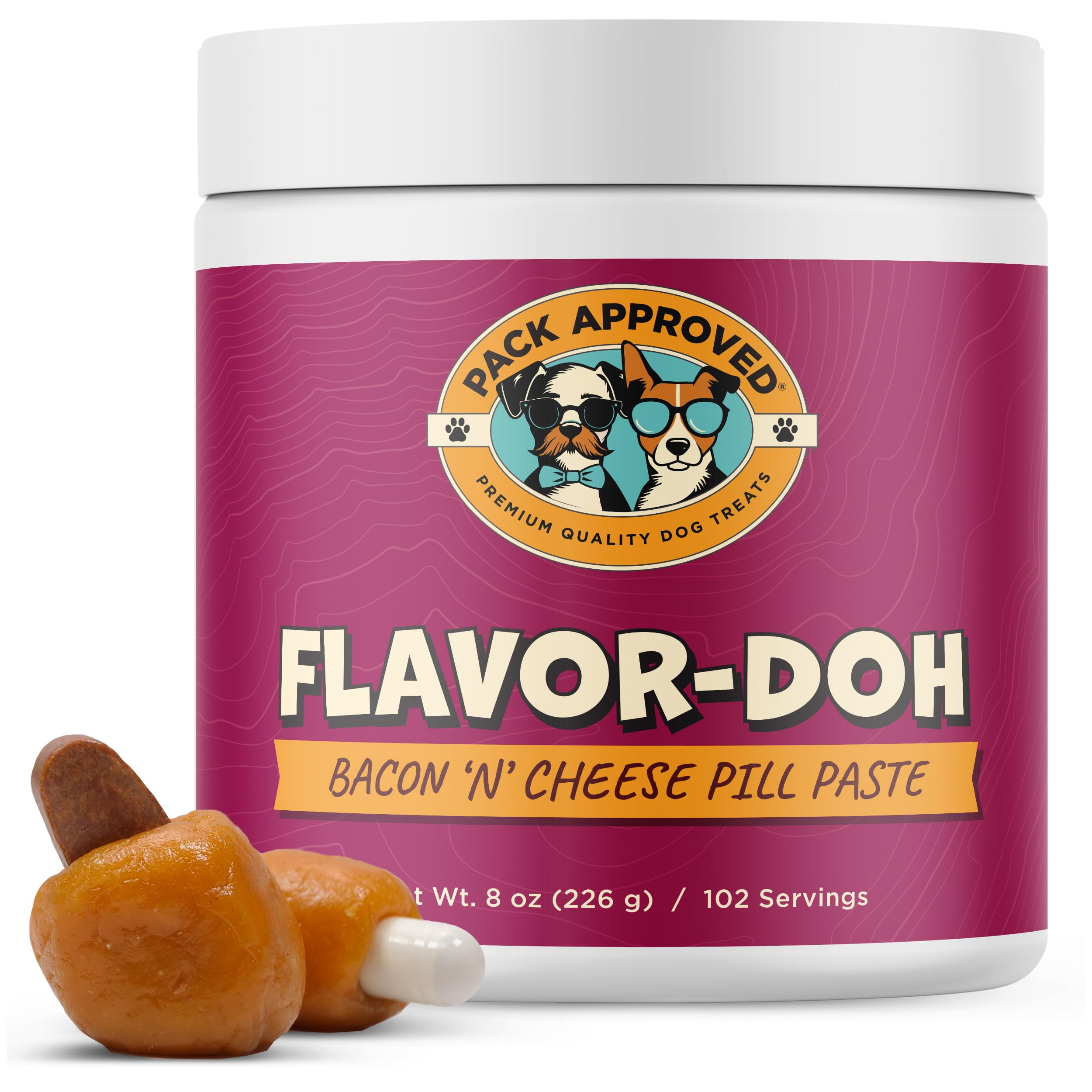 Pack Approved Flavor-Doh - XEF1 Flavored Pill Wrap for Dogs to Hide ...