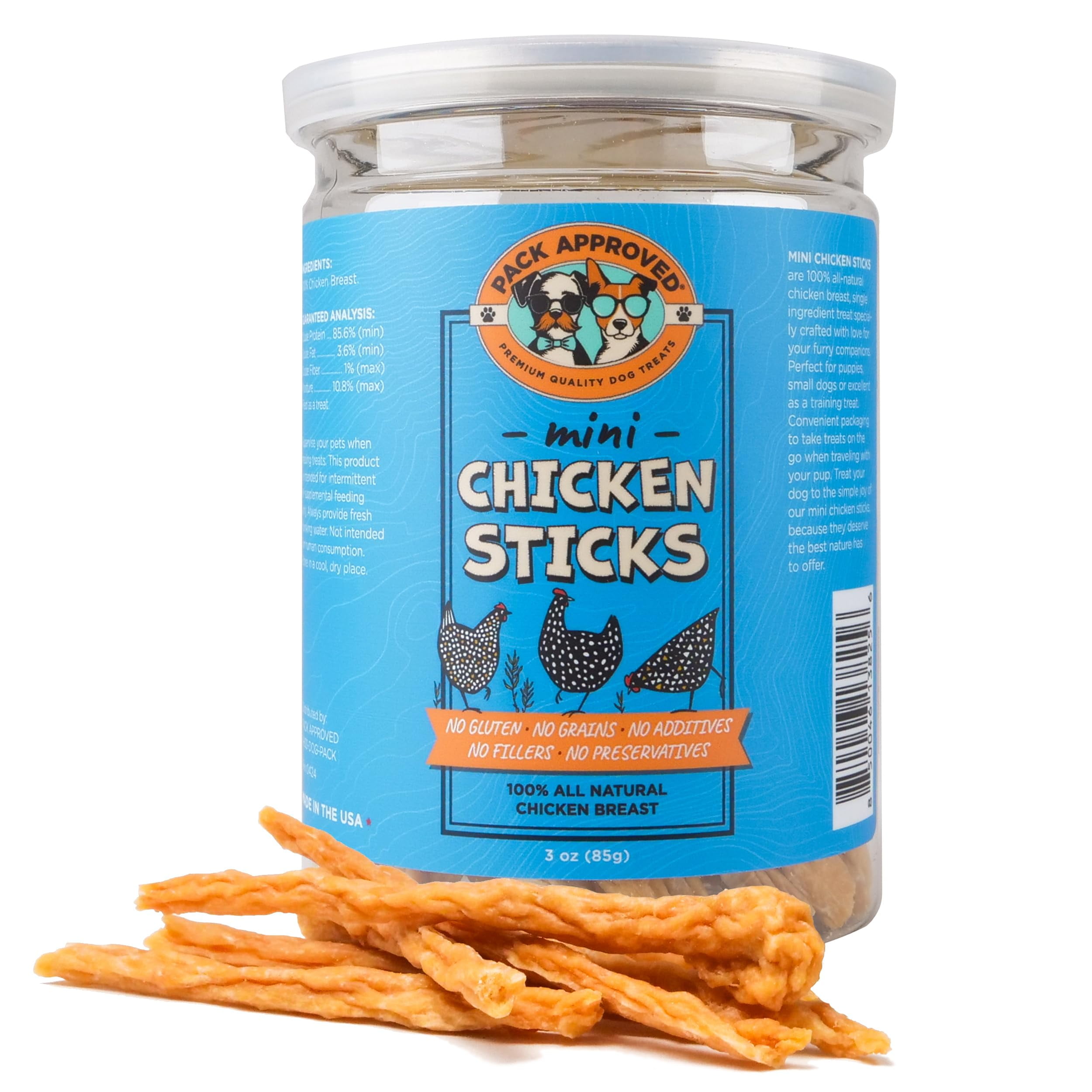 Pack Approved Mini YPF5 Sticks for Dogs - Dehydrated Dog Treats ...