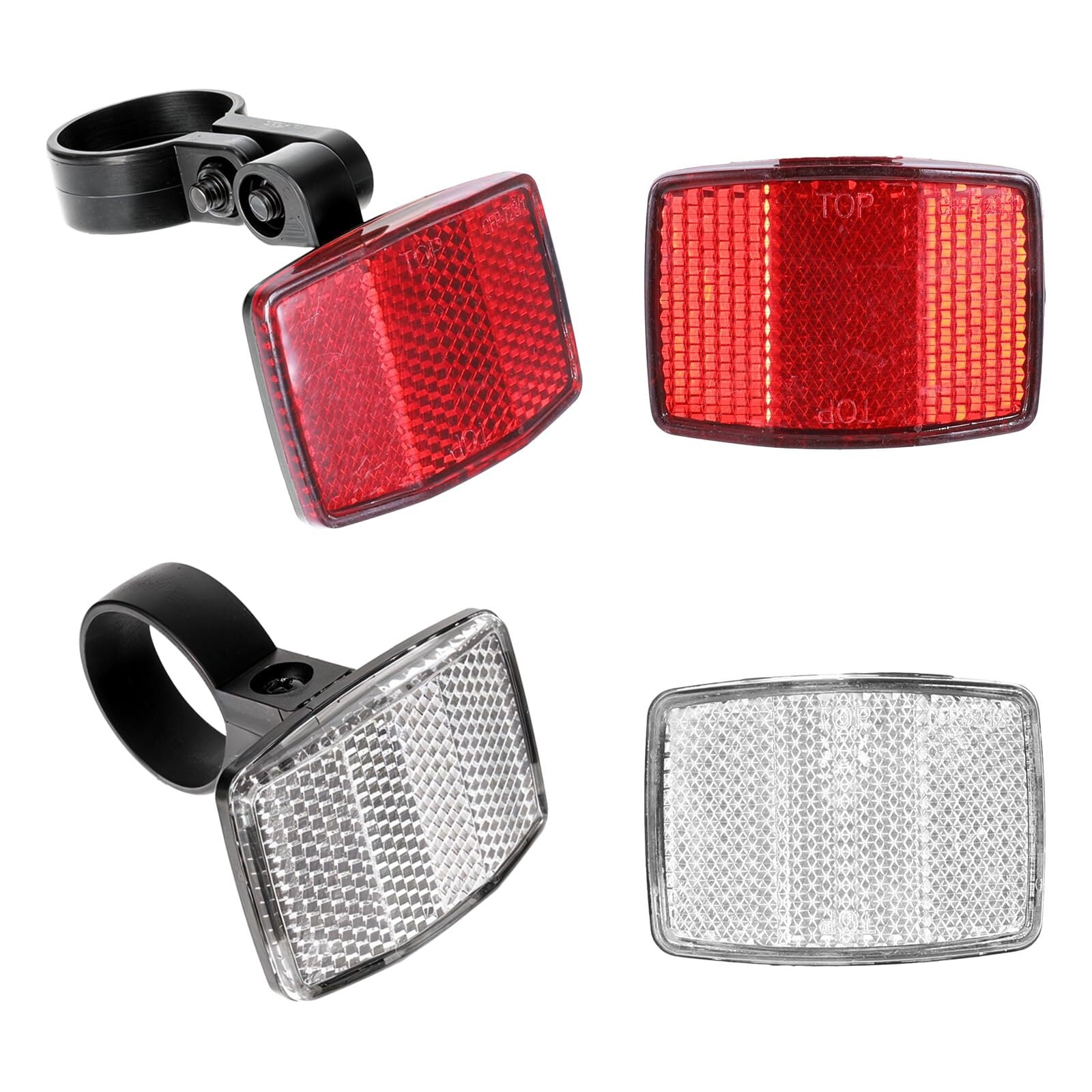 Pack Bike Reflectors for Night Riding Bicycle Reflectors Bike Back ...