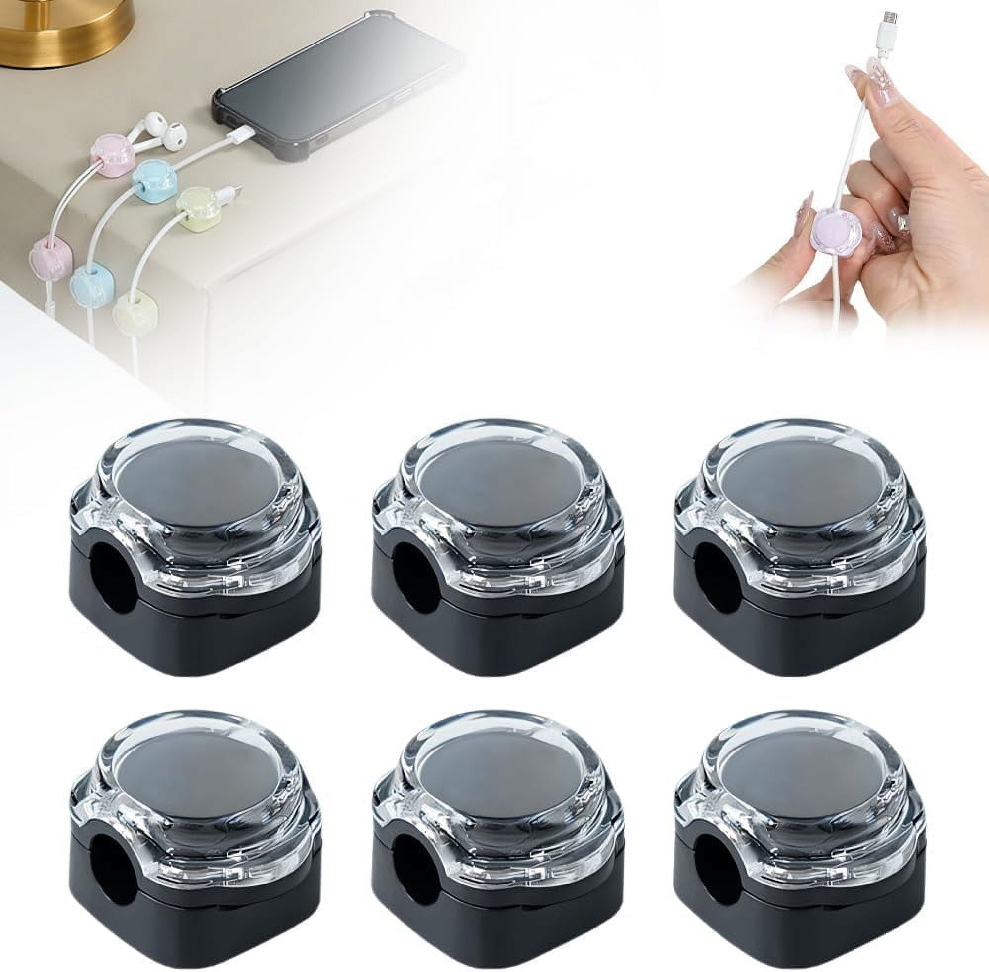 Pack Cable Cord Organizer,2024 New Magnetic Cable Clips Cord Holder ...