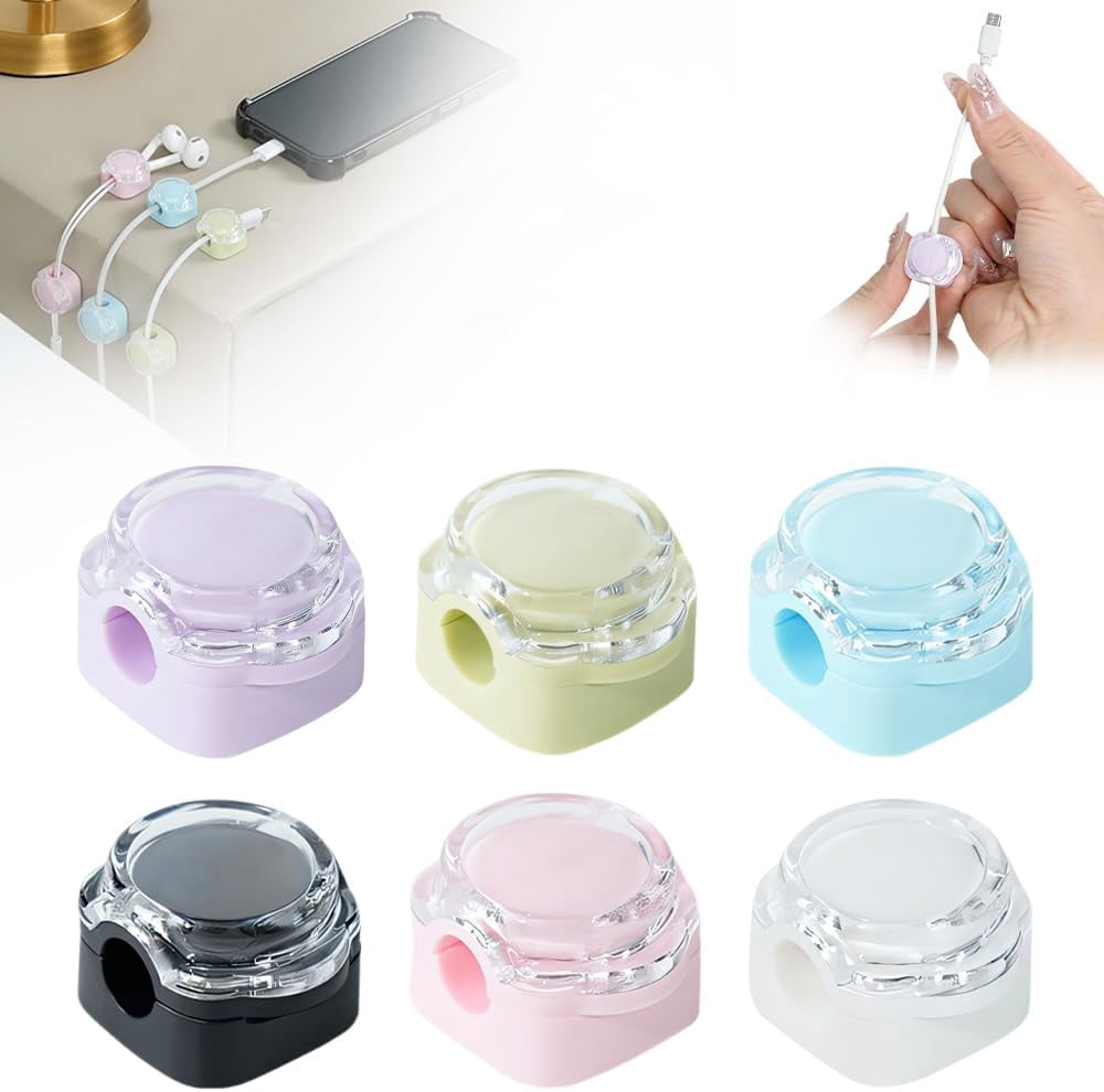 Pack Cable Cord Organizer,2024 New Magnetic Cable Clips Cord Holder ...