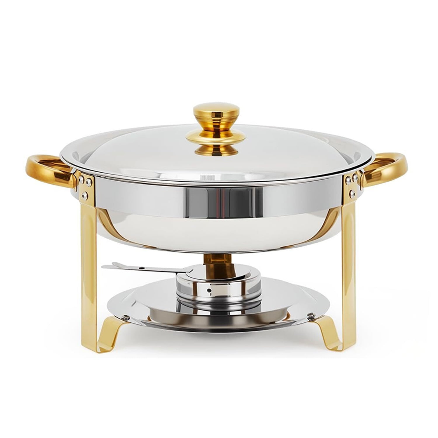 Pack Chafing Dishes for Buffet, 5 QT Round Buffet Servers and Food ...