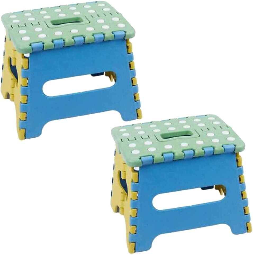 Pack Collapsible Folding Stool Anti-Slip Lightweight Kitchen Foot 7 ...