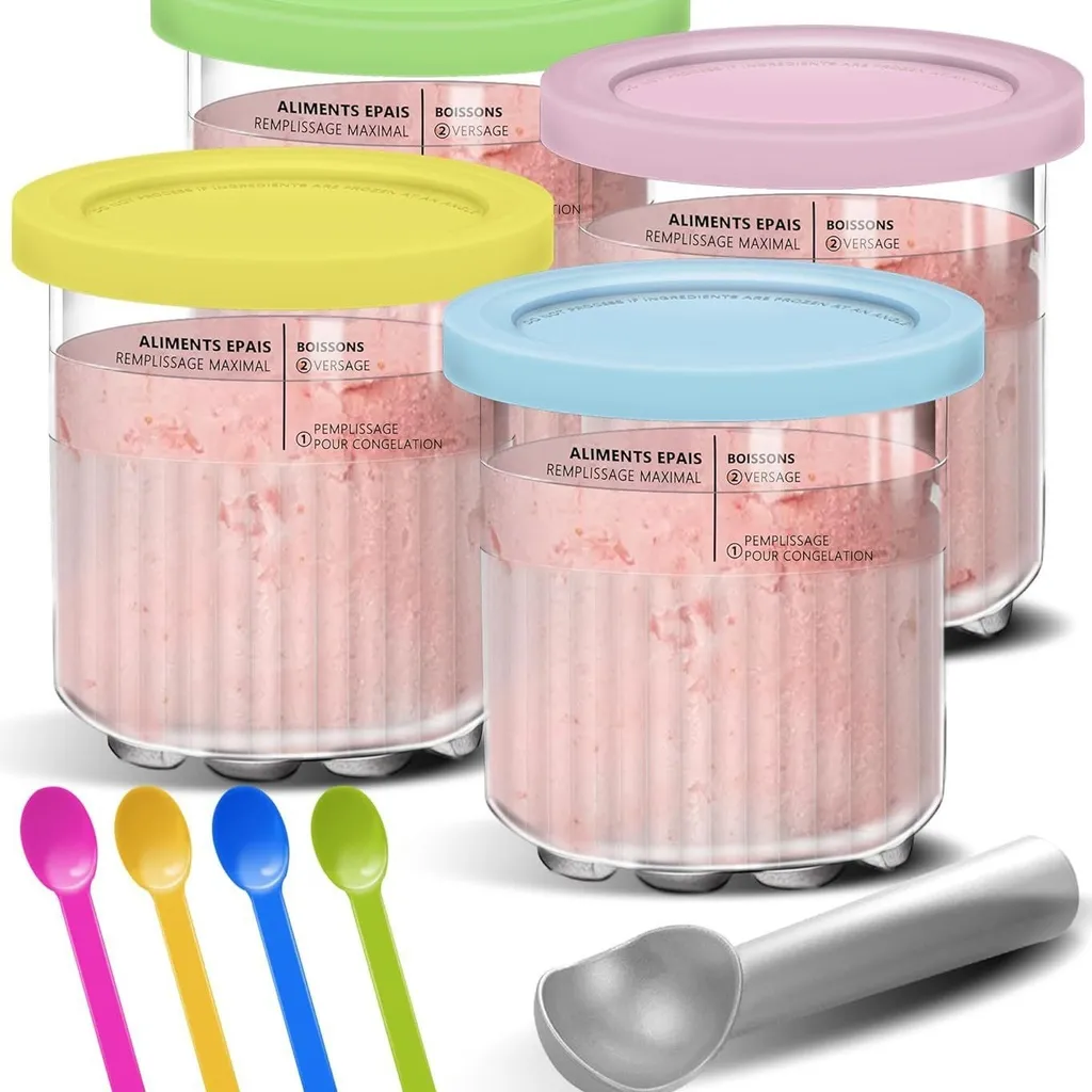 Pack Creami Pints for Ninja, for NC501 NC500 Creamy Ice Cream ...