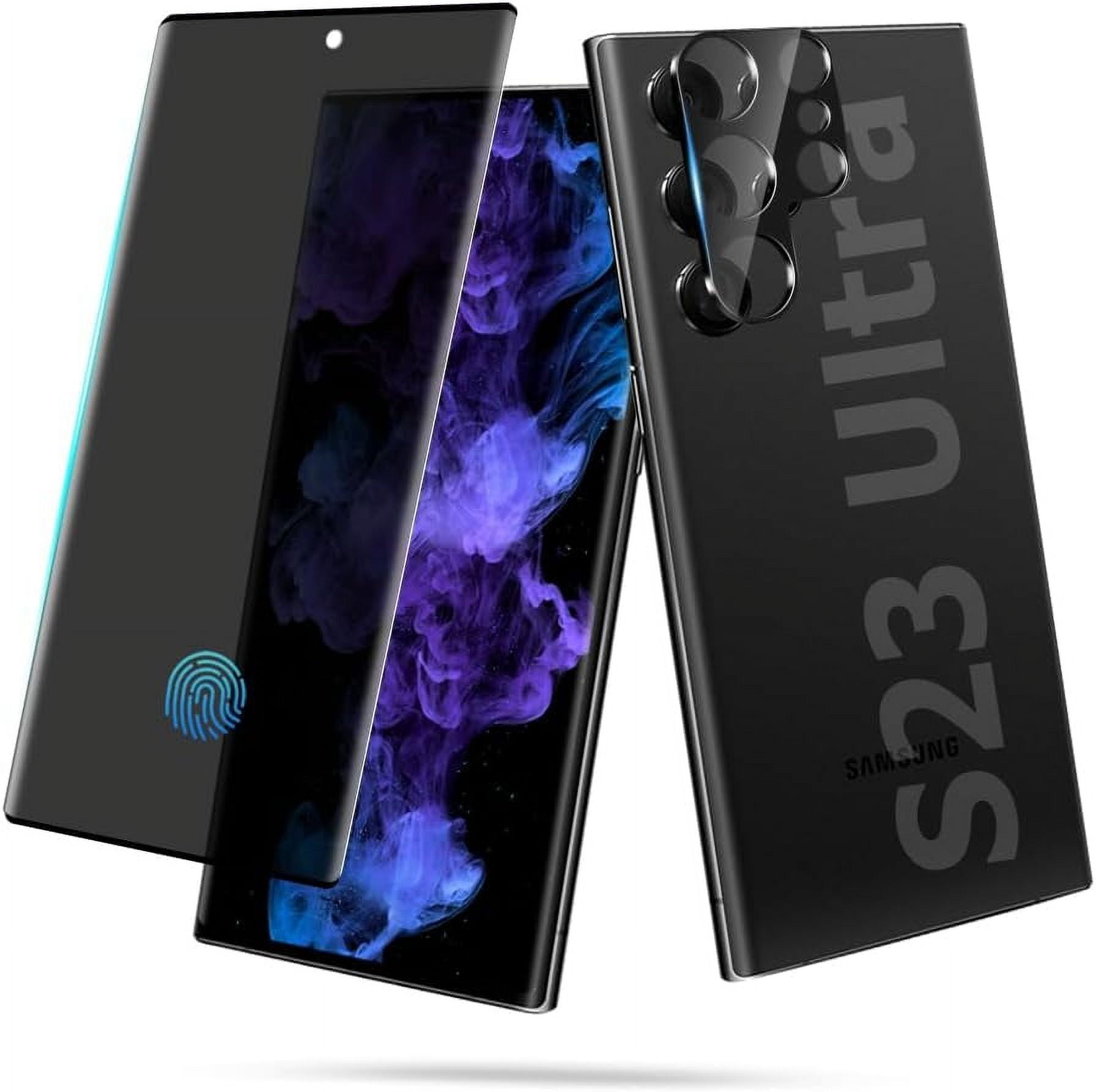 Pack] Galaxy S23 Ultra Privacy Screen or With Camera Lens or ...