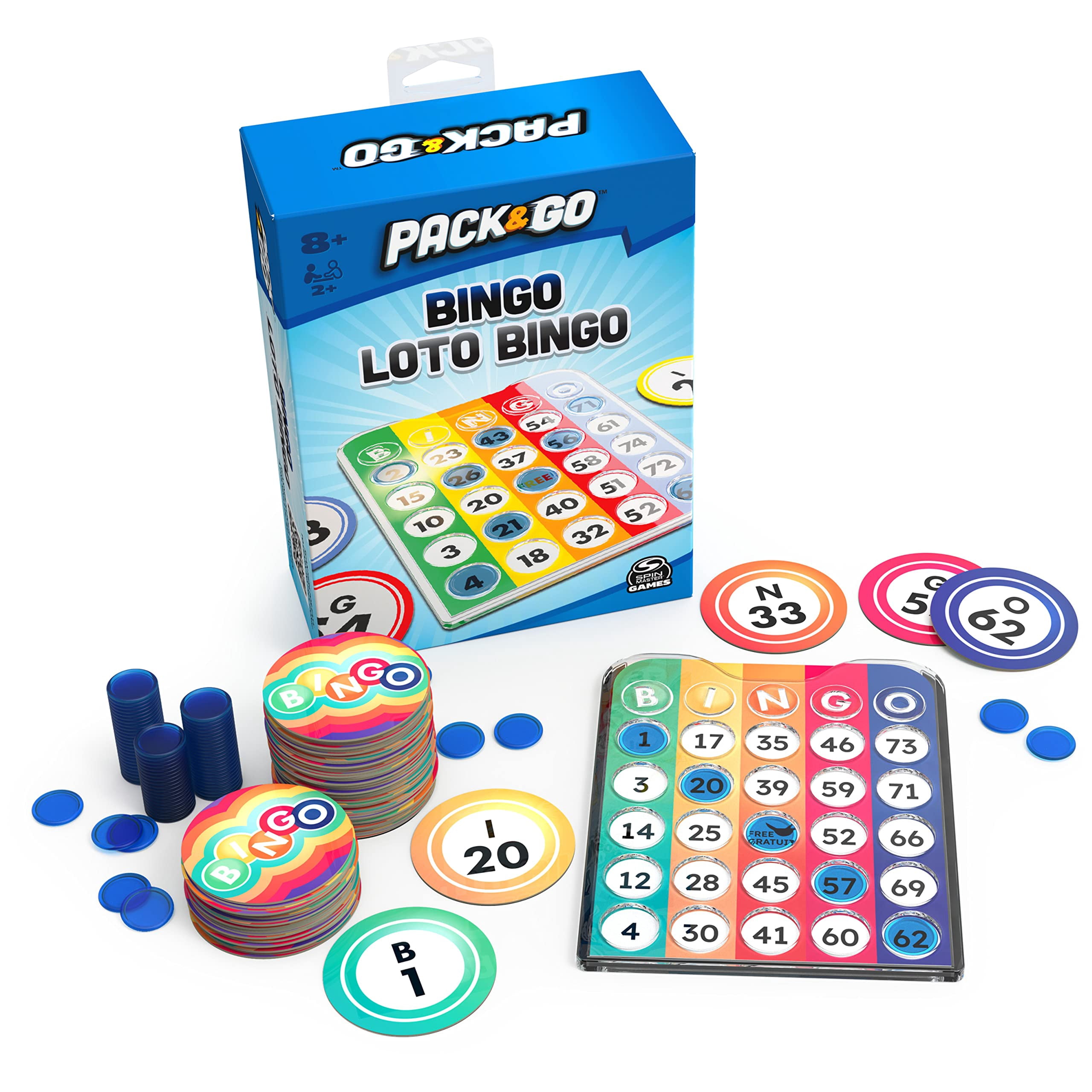 Pack & Go Bingo IFF17 Game from Spin Master Games Outdoor Games Kids ...