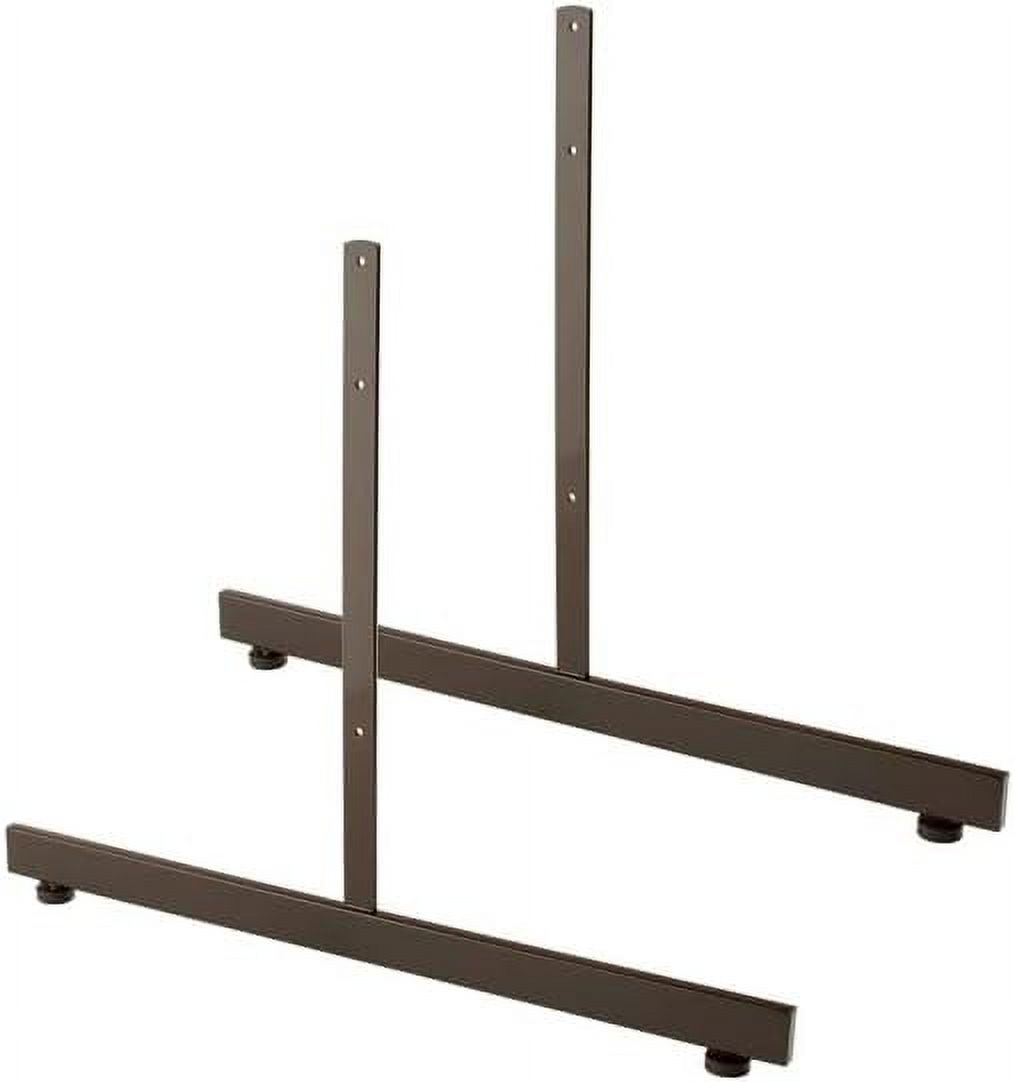 Pack Gridwall T Legs - Sturdy T-Base For 24" W Grid Wall Panels Or Slat ...