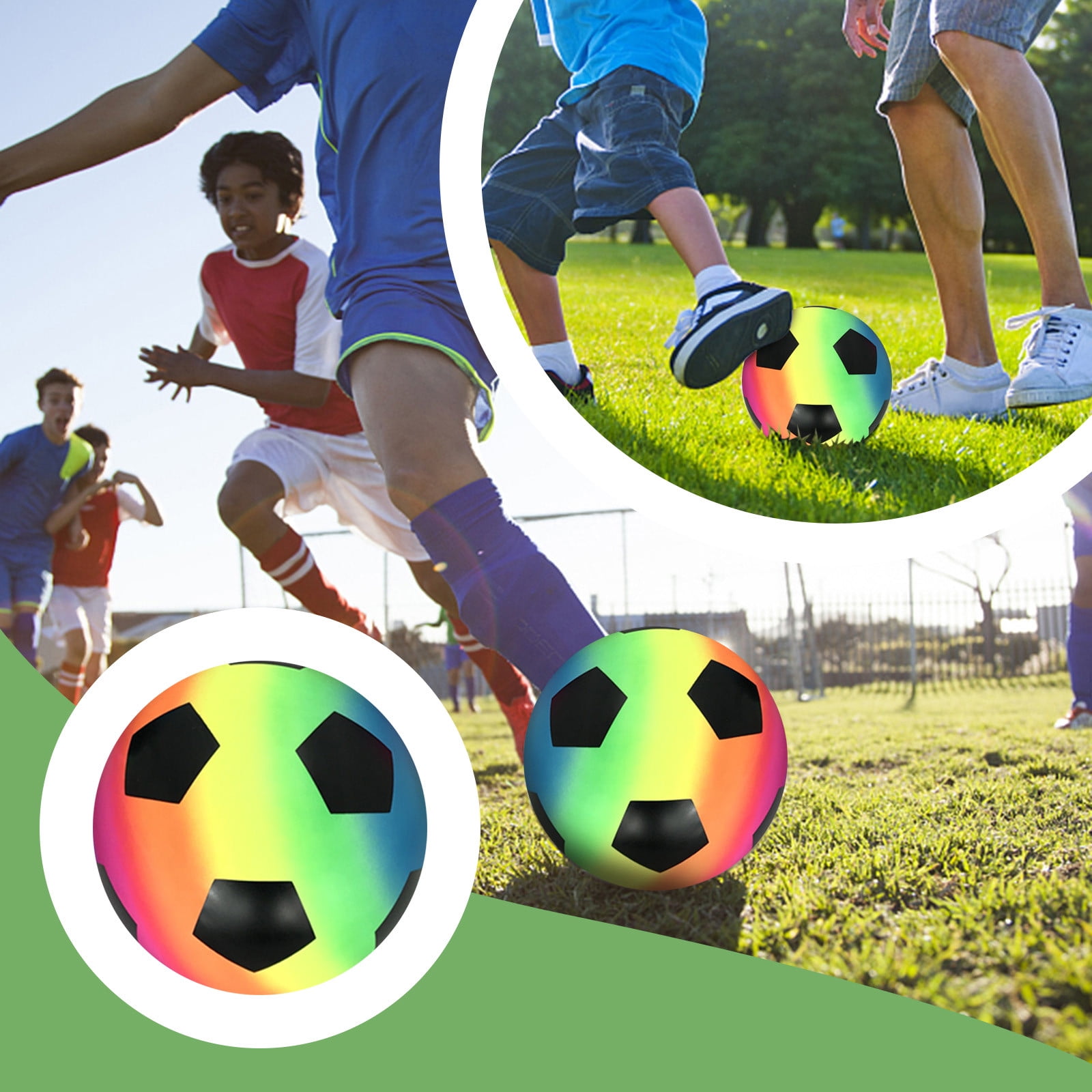 Pack Inflatable Beach Football Soccer For Summer Beach Swimming Pool ...