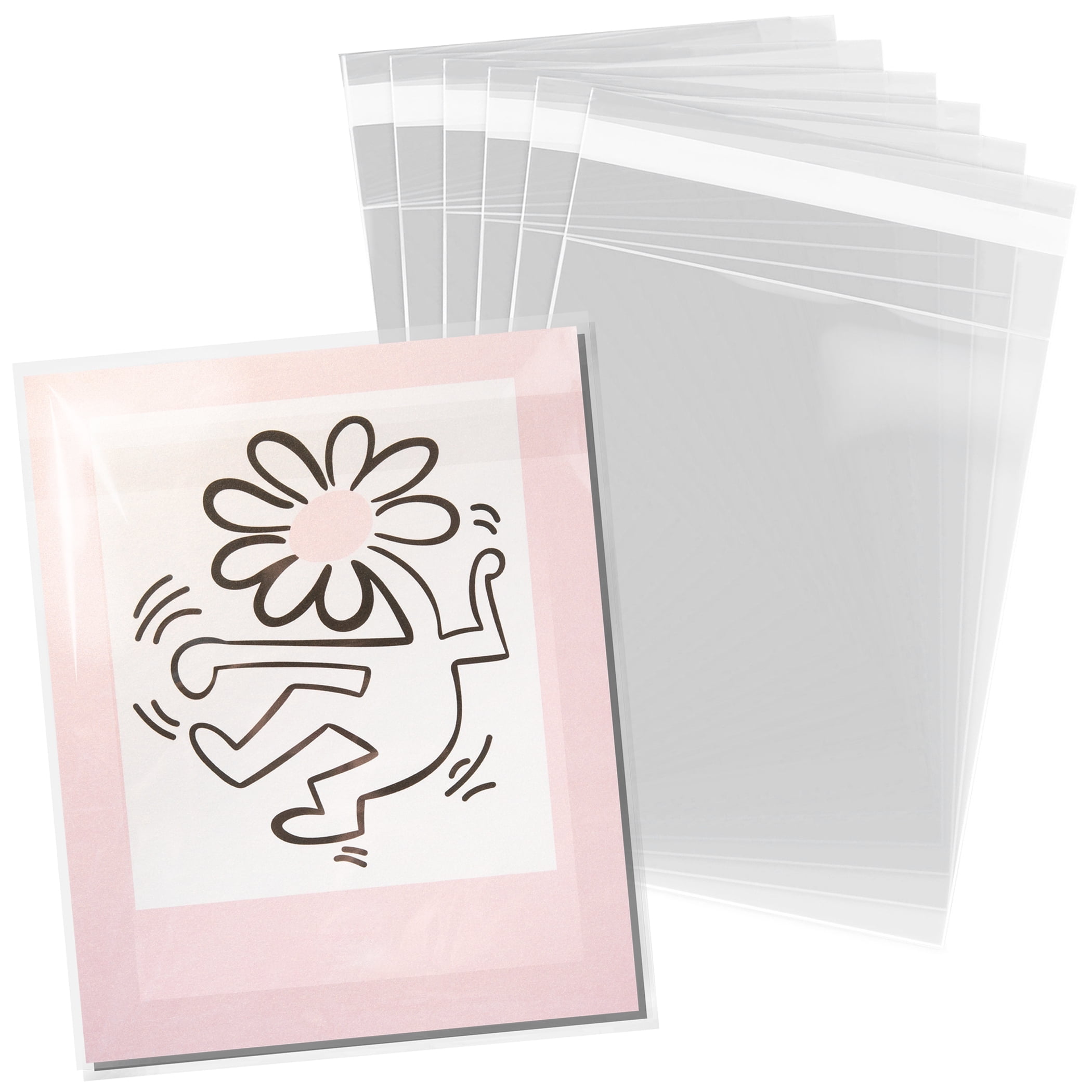 Pack It Chic - 8” X 10” (200 Pack) Crystal Clear Resealable Cello ...