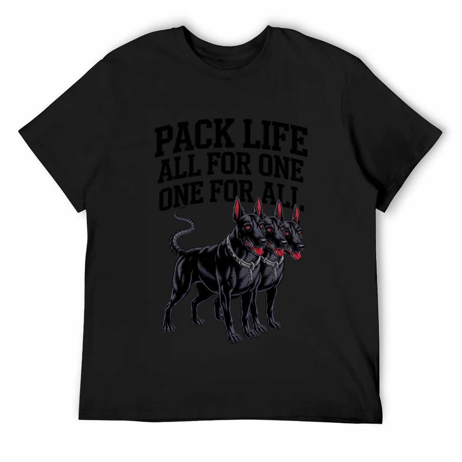 Pack Life All For One One For Allt shirt design bull dog Sign Language ...