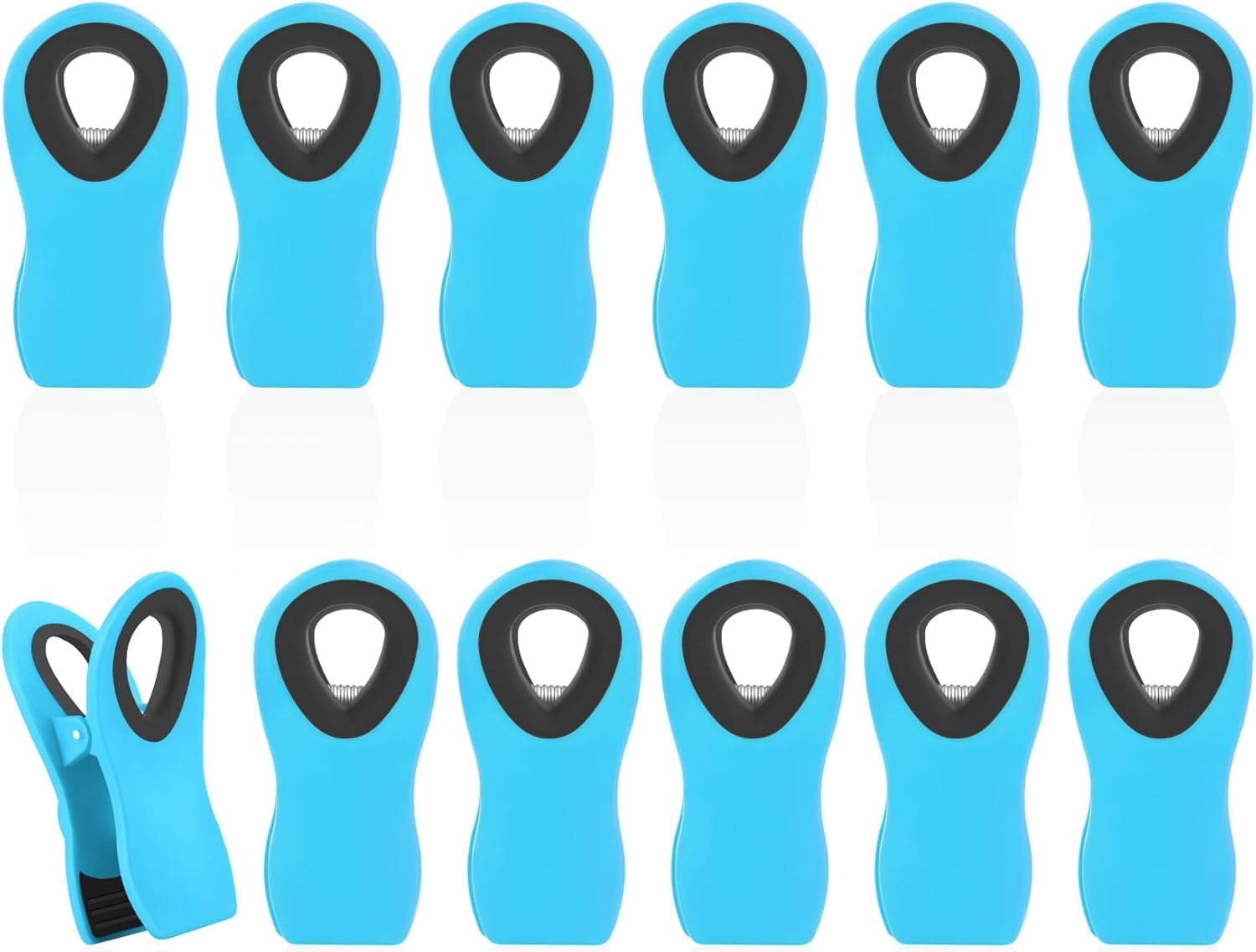 Pack Magnetic Chip Clips for Food Packages, Kitchen Clips With Magnet ...