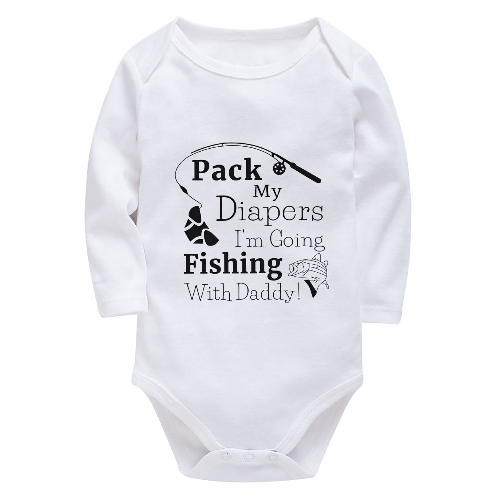 Pack My Diapers I'm Going Fishing With Daddy Newborn Boy Hospital ...