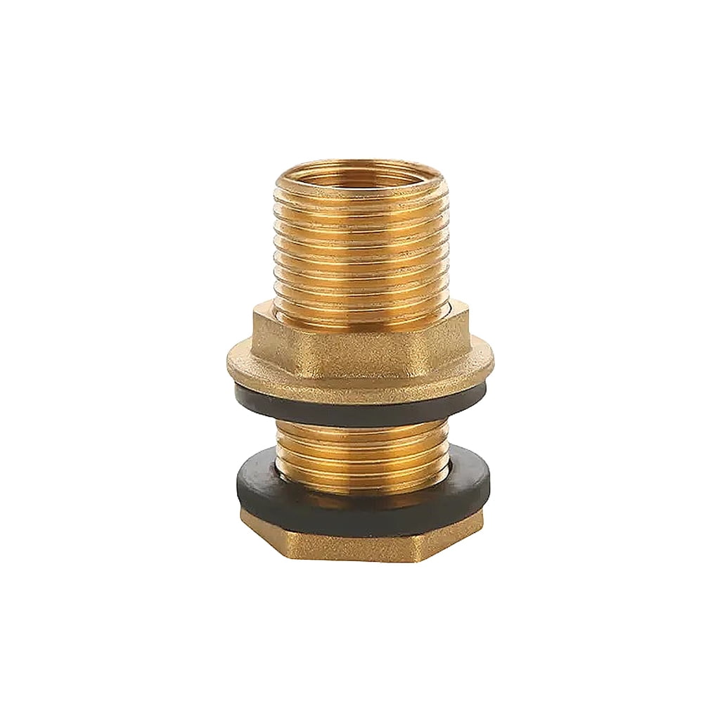 Pack Of 1/2 Brass Tank Adapters With Sealing Gaskets G3/8Inch To G1 ...