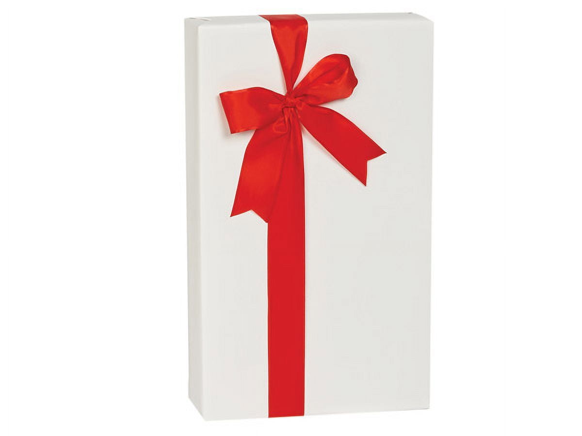 Pack Of 1, 24" X 417' White Solid Gloss Color Gift Wrap Paper Roll For ...