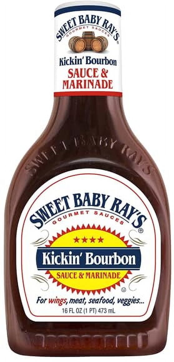 Pack Of 1 Kickin' Bourbon Sauce & Marinade Great on , burgers, steaks ...