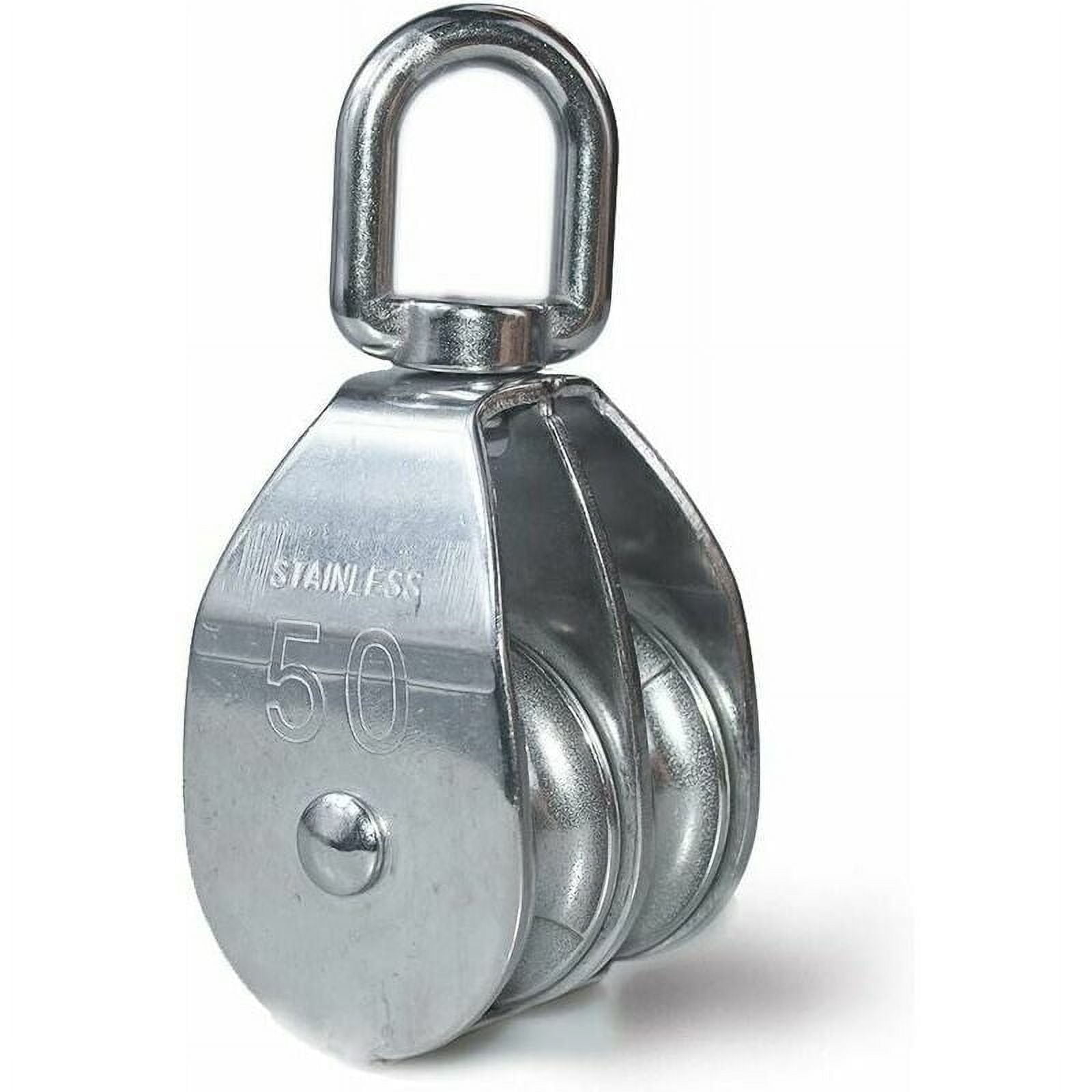 Pack-Of-1 M50 Double Pulley Shell Blocks Wire Rope Lifting Pulley ...