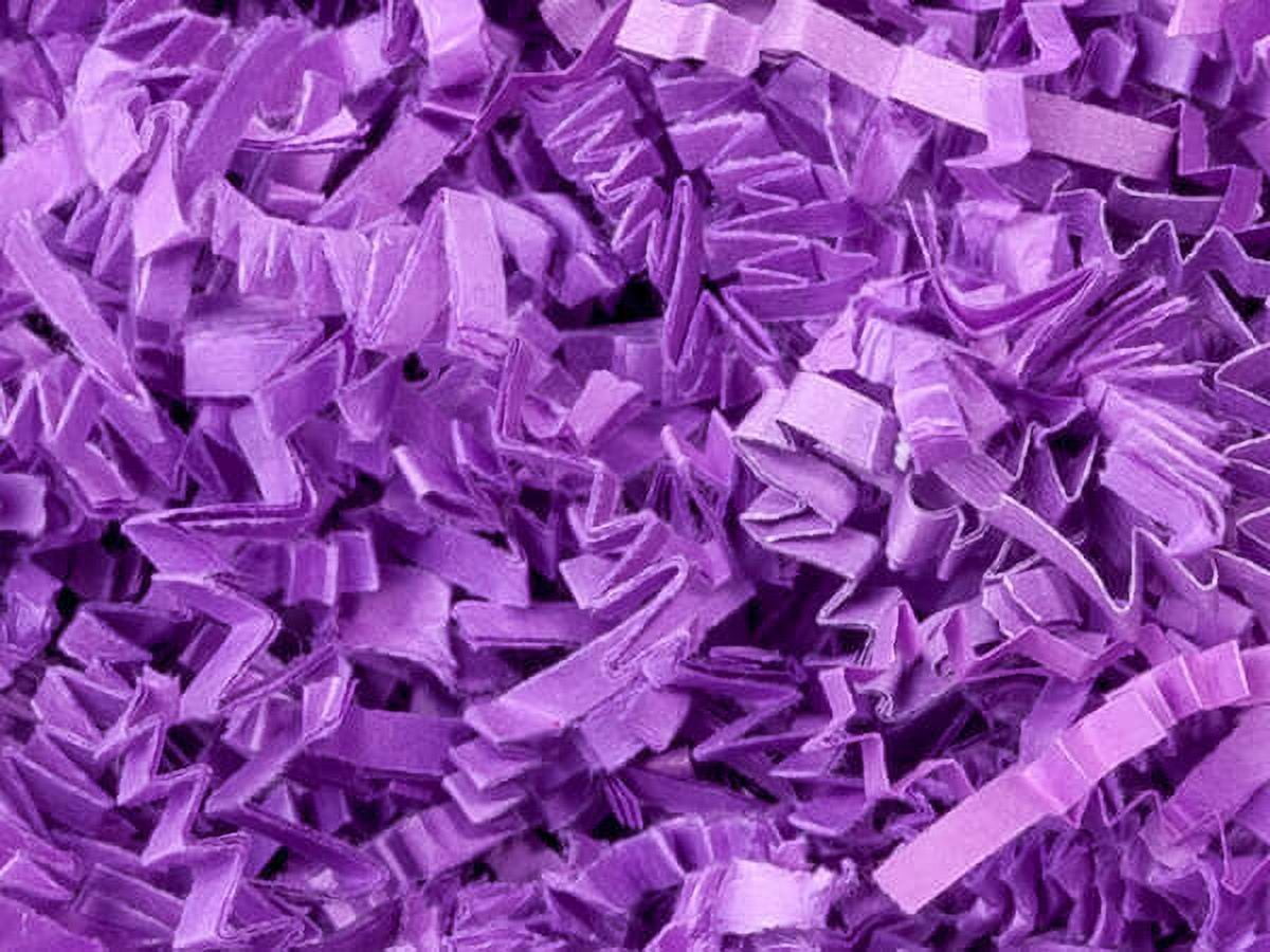 Pack Of 1, Solid Lavender Crinkle Cut™ Paper Shred (Spring Fill / Zig ...