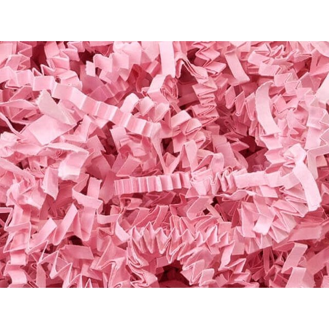 Pack Of 1, Solid Pink Crinkle Cut™ Paper Shred (Spring-Fill® / Zig Fill ...