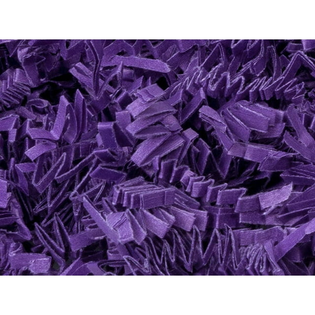 Pack Of 1, Solid Purple Crinkle Cut™ Paper Shred (Spring-Fill® / Zig ...