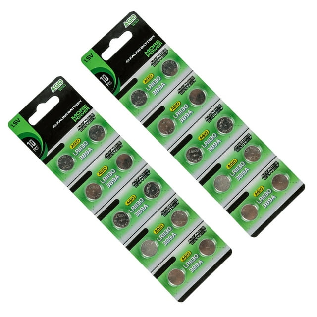 Pack Of 10/20 AG10 LR1130 Button Batteries 1.55V Alkaline Batteries ...