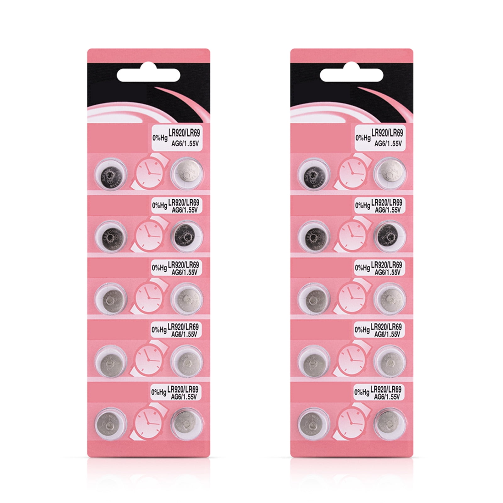 Pack Of 10/20 AG6 LR920 Batteries LR920 AG6 Alkaline Button Cell ...